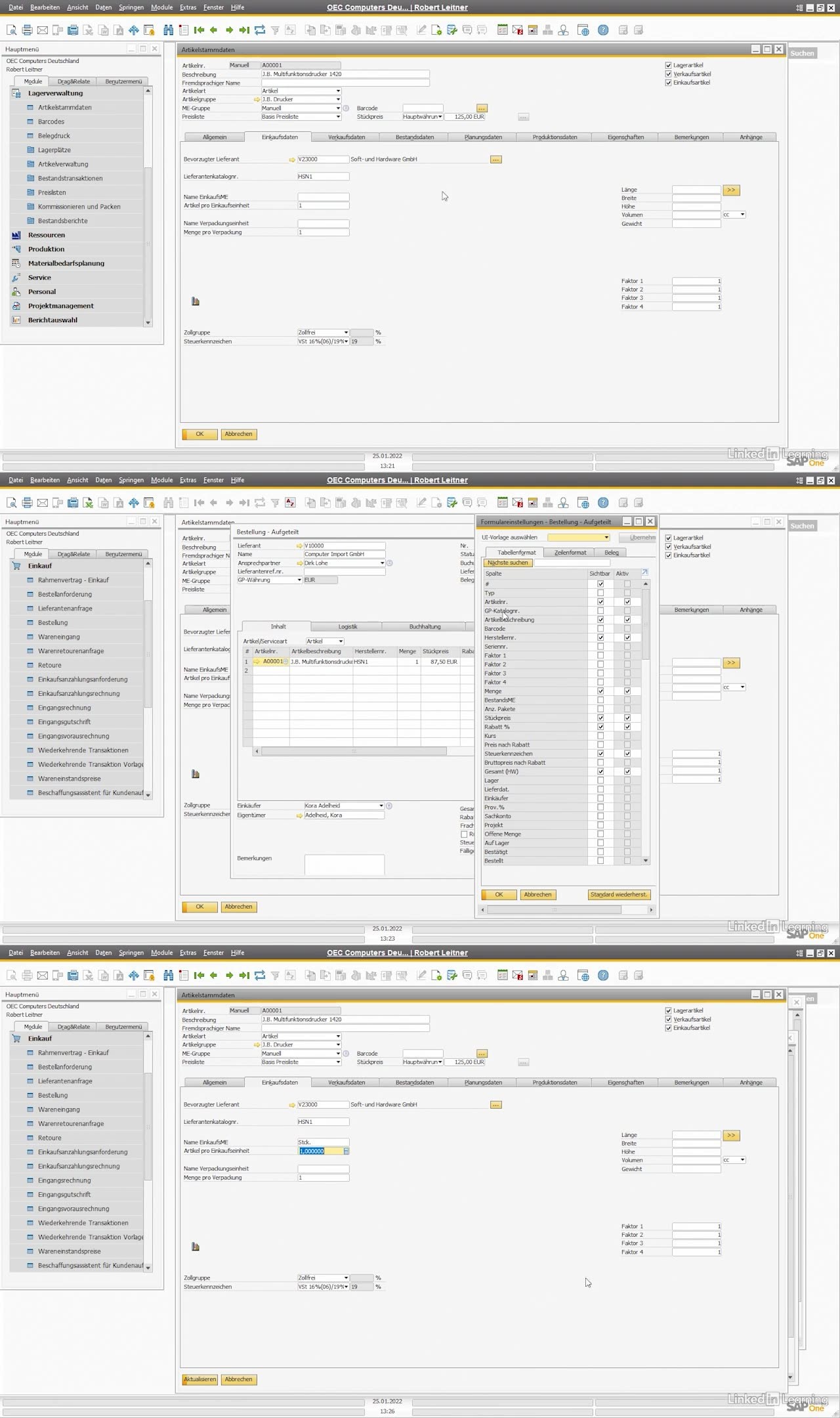 SAP Business One: Stammdaten — Download SAP Business One: Stammdaten — Download